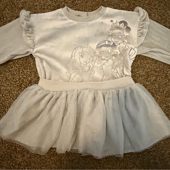 Disney | Dresses | Disney Princess Light Gray Tulle Dress | Poshmark
